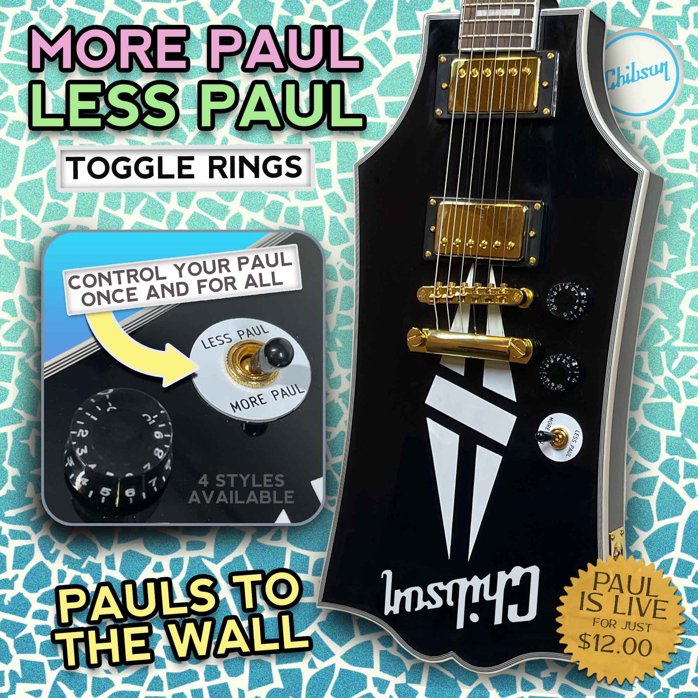 More Paul Less Paul Toggle Ring – Chibson USA